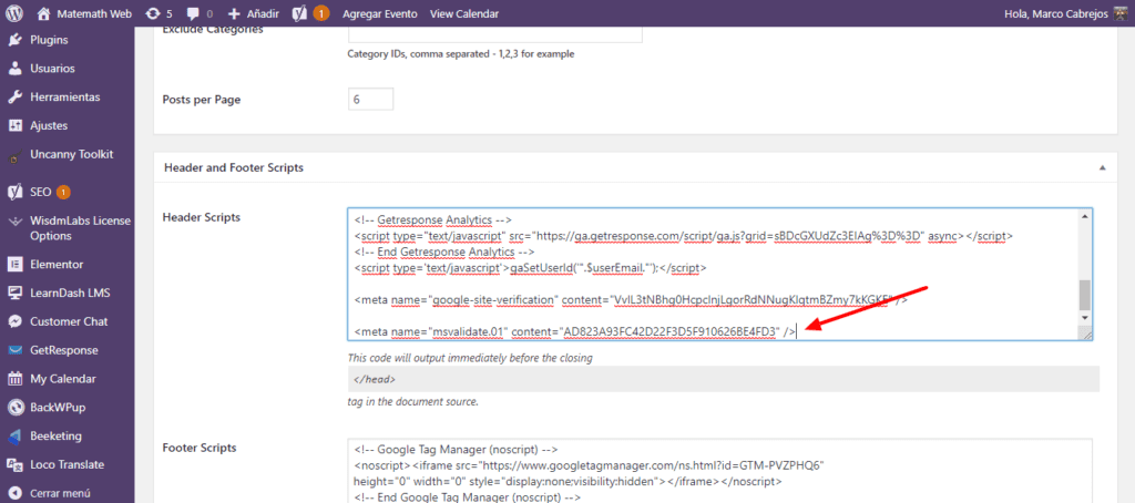 Dar de alta una página en Bing Webmaster - Mis Ingresos Pasivos