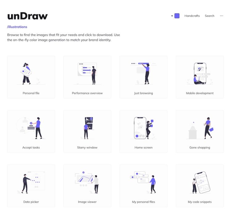 unDraw: Ilustraciones gratuitas para usar en tus proyectos - Mis ...